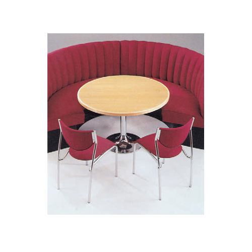 Curved fixed seating with Fluted style back- FS38 - Drakes Bar Furniture